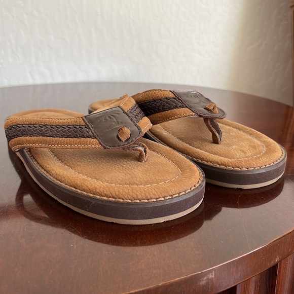 Jamaica Jaxx | Shoes | Jamaica Jac New Leather Sandy Toes Flip Flops ...